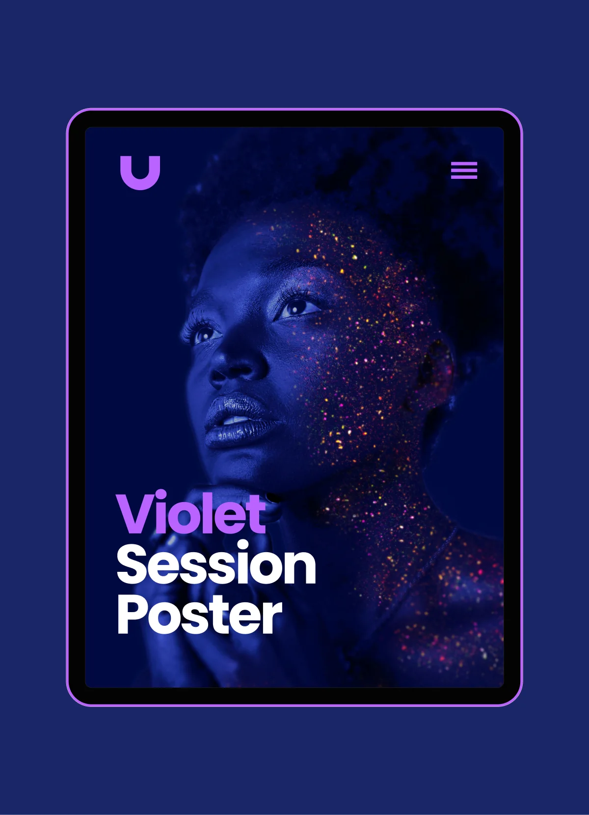 Violet Session Poster – BeAgency 8 – Betheme